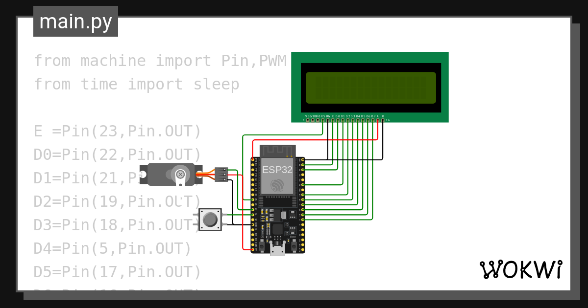 Display Lcd Listas 2024 Pwm Tarea 2 Wokwi Esp32 Stm32 Arduino Simulator