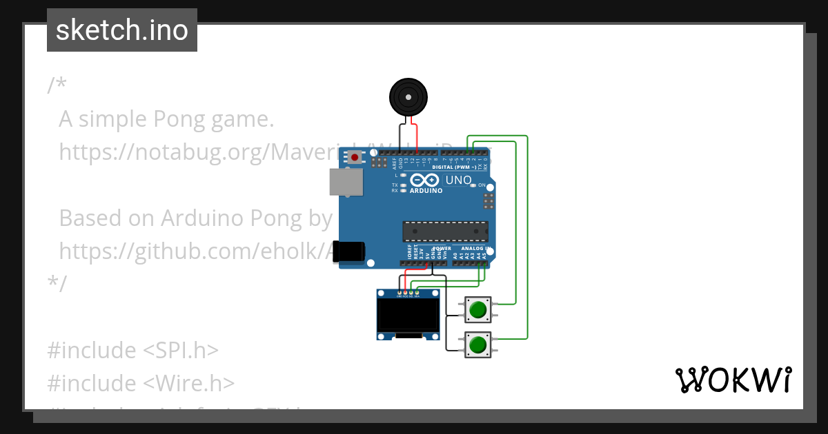 Pong_copy - Wokwi ESP32, STM32, Arduino Simulator