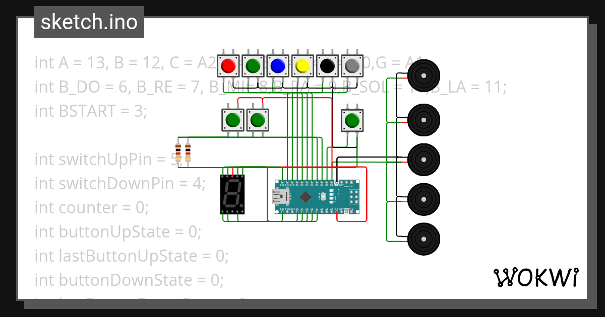 Telolet 6 Corong A1 Copy - Wokwi ESP32, STM32, Arduino Simulator