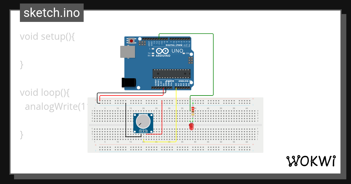 potentiometer_1 - Wokwi ESP32, STM32, Arduino Simulator