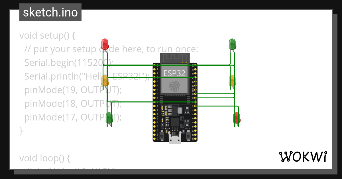 TRAFIC - Wokwi ESP32, STM32, Arduino Simulator TRAFIC - Wokwi ESP32, STM32, Arduino Simulator