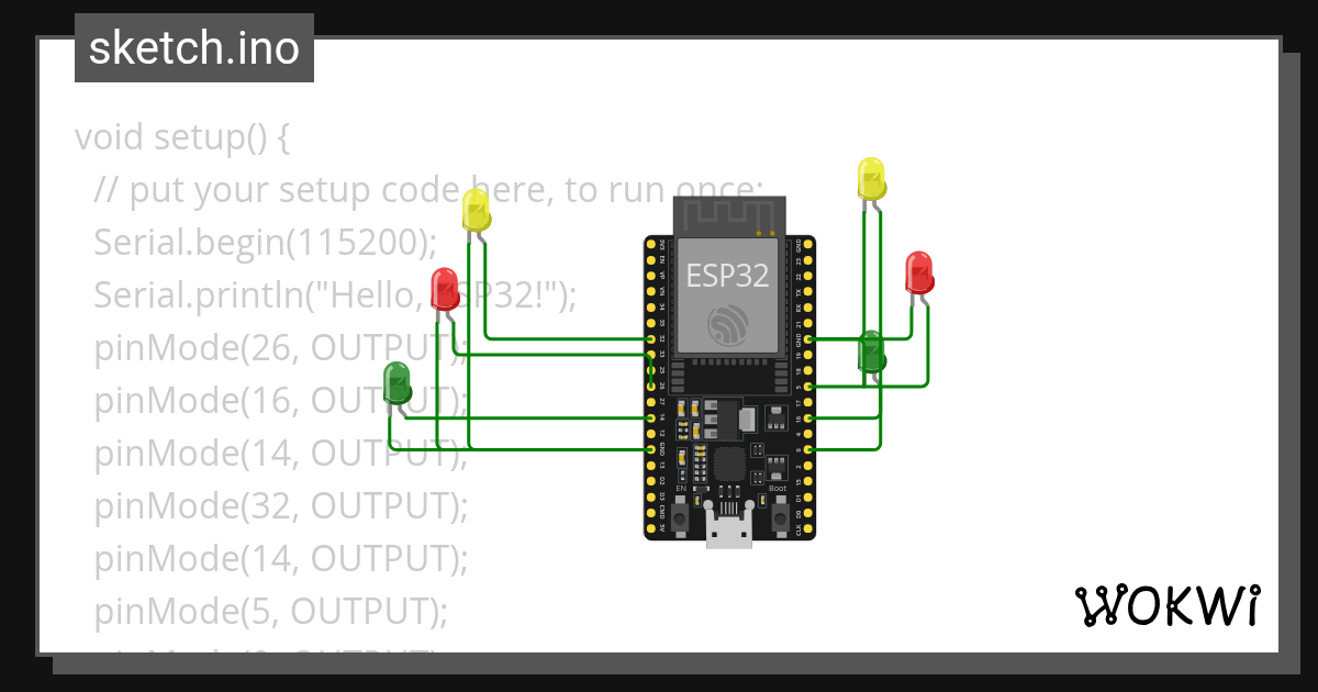 ashok light - Wokwi ESP32, STM32, Arduino Simulator