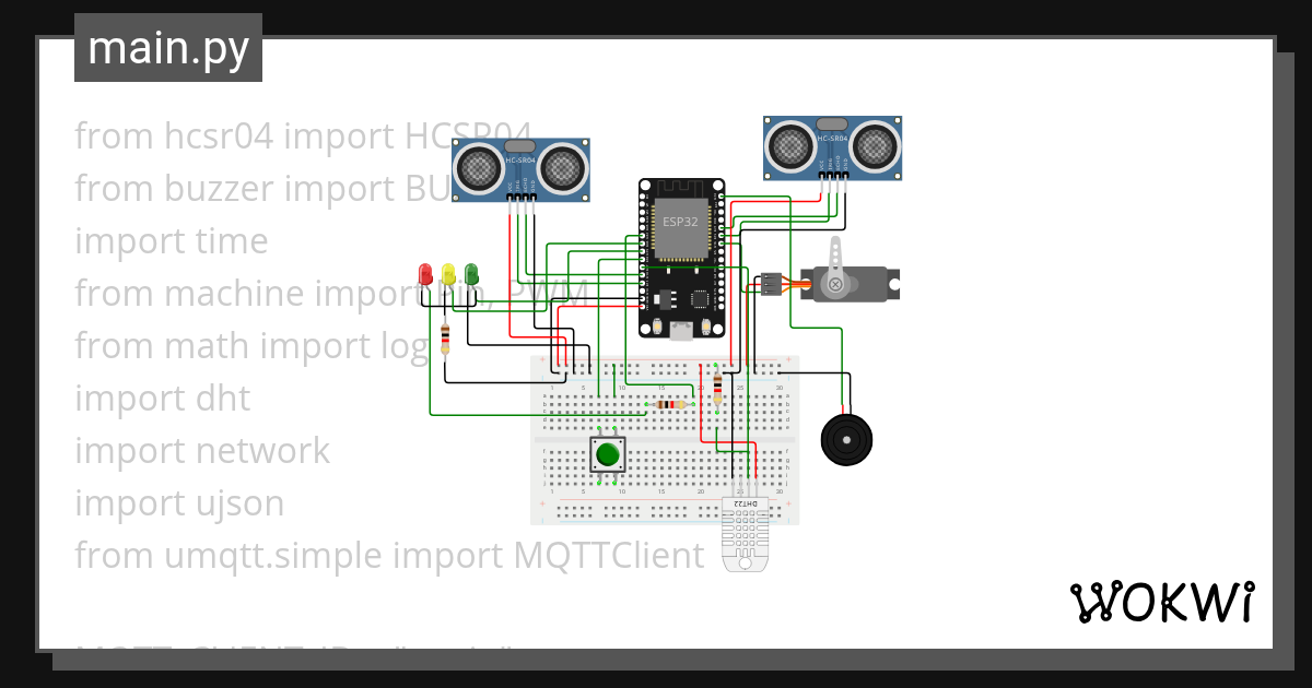Progetto IoT uff - Wokwi ESP32, STM32, Arduino Simulator