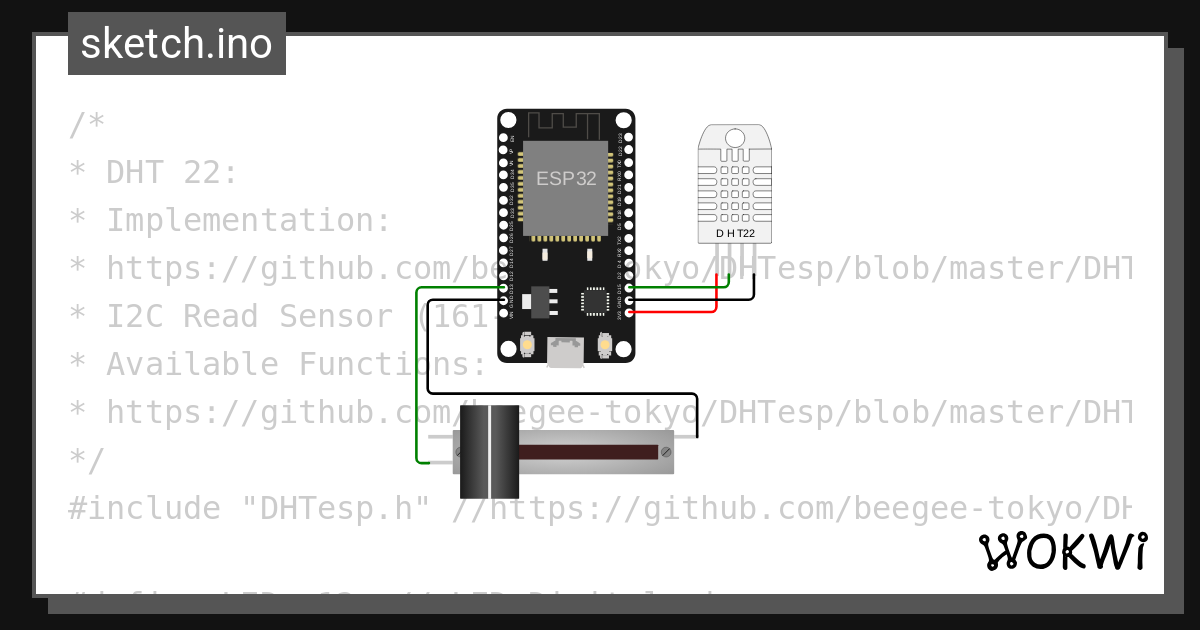 Iotlab Reading A Sensor Wokwi Esp32 Stm32 Arduino Simulator