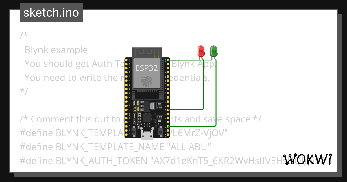 PROSES - Wokwi ESP32, STM32, Arduino Simulator