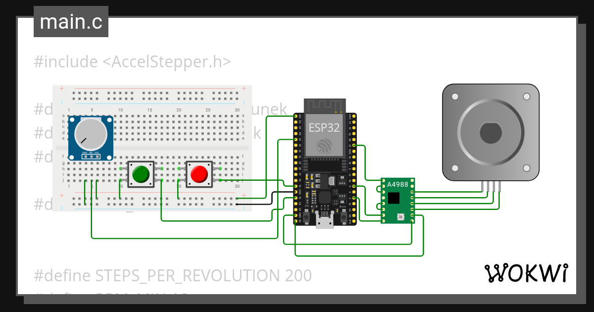 motorstep - Wokwi ESP32, STM32, Arduino Simulator