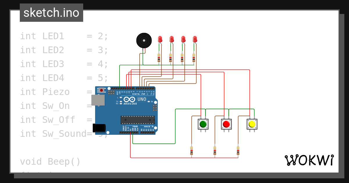 การทดลองที่ 81 Wokwi Esp32 Stm32 Arduino Simulator 7475