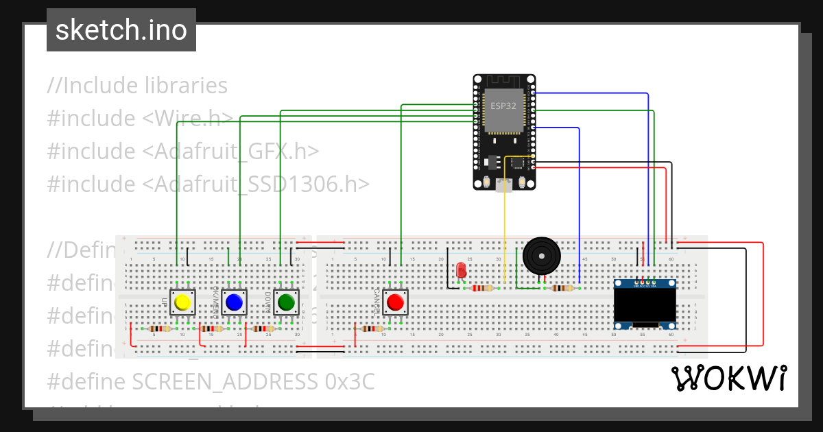 printfunction and Update Time - Wokwi ESP32, STM32, Arduino Simulator