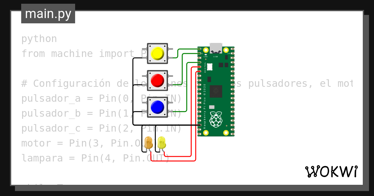 Motor Y Lampara Ceci Wokwi Esp32 Stm32 Arduino Simulator 4126
