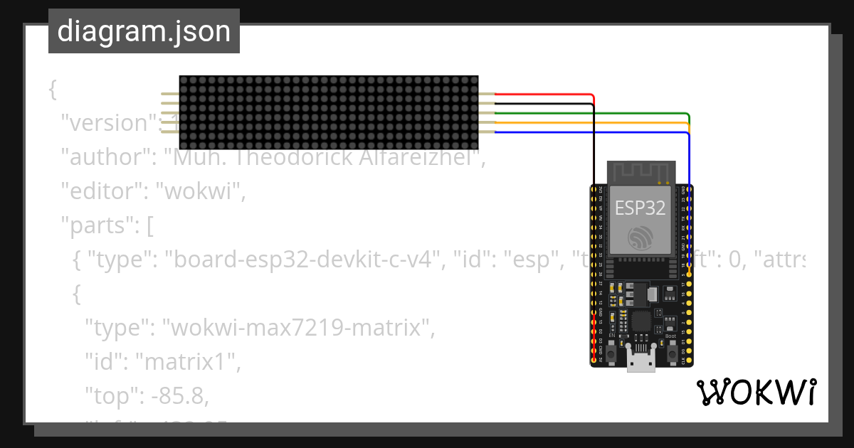 Running Text And Jam Ntp Wokwi Esp32 Stm32 Arduino Simulator