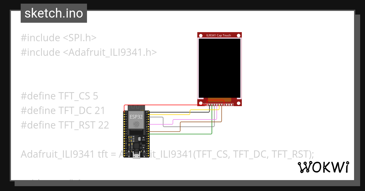 display - Wokwi ESP32, STM32, Arduino Simulator