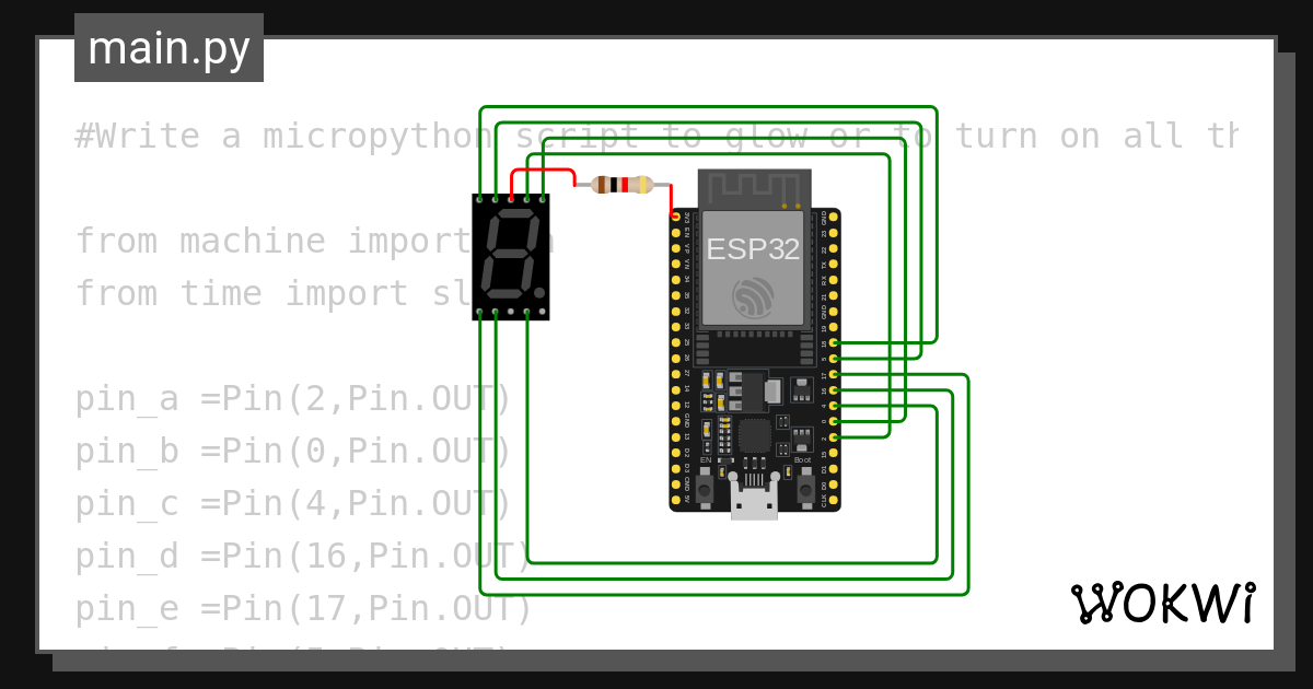 Micropython Displaying 0 And 1 Repeatedly Wokwi Esp32 Stm32 Arduino Simulator
