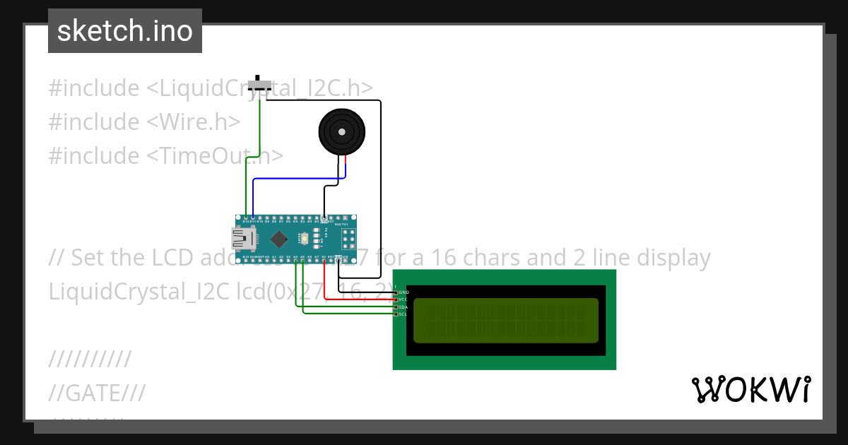 LCD DISPLAY - Wokwi ESP32, STM32, Arduino Simulator