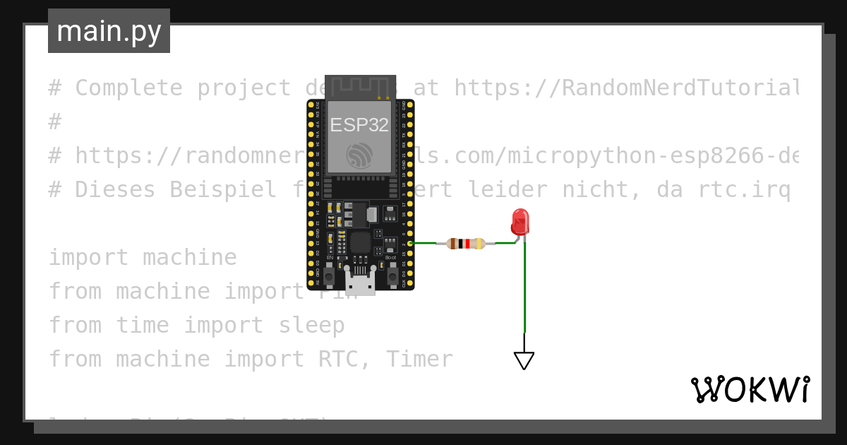 Esp32deepsleepv2 Wokwi Esp32 Stm32 Arduino Simulator