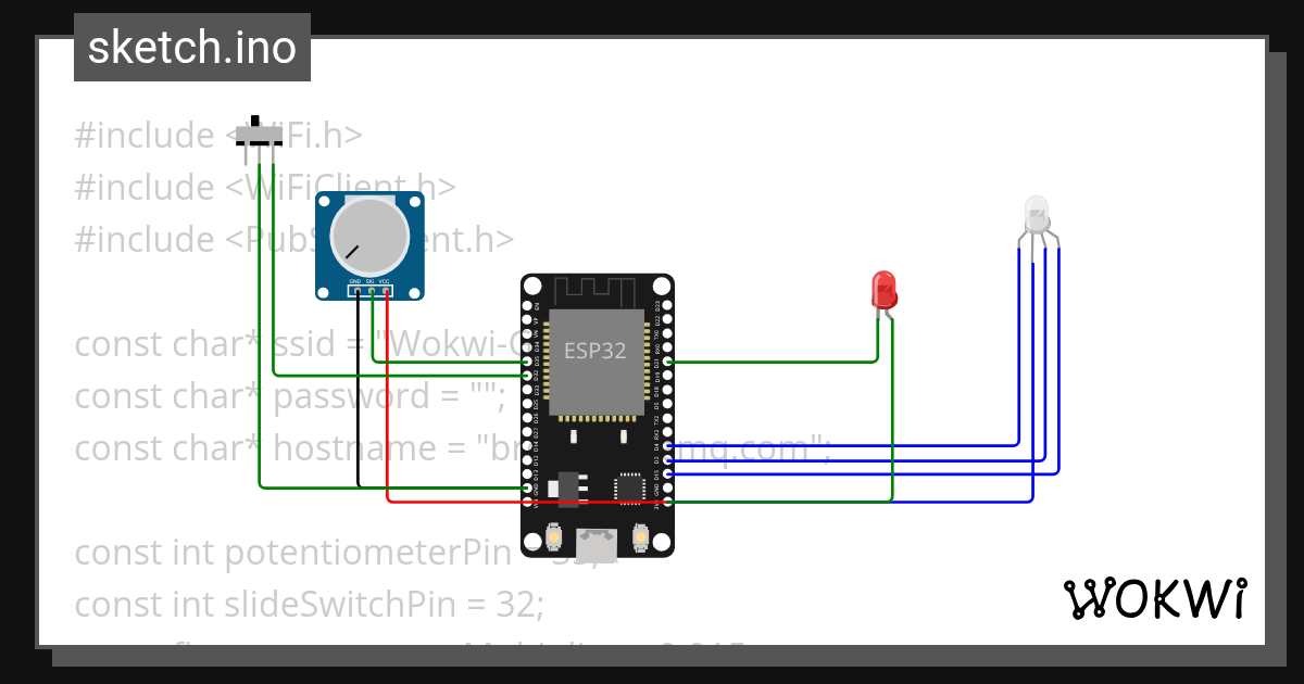 IoT Project - Wokwi ESP32, STM32, Arduino Simulator