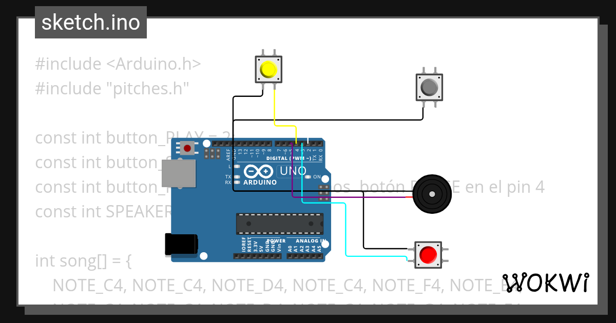 E2. Ej4 - Wokwi ESP32, STM32, Arduino Simulator