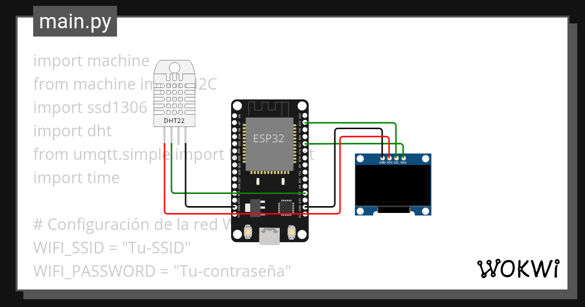 Ejercicio examen I parcial - Wokwi ESP32, STM32, Arduino Simulator