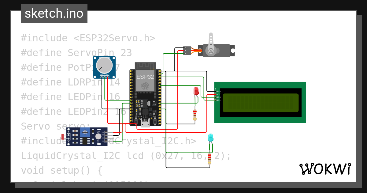 жидкокристалл экран Wokwi Esp32 Stm32 Arduino Simulator 2472