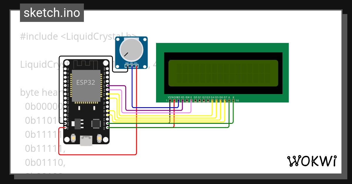 special lcd - Wokwi ESP32, STM32, Arduino Simulator