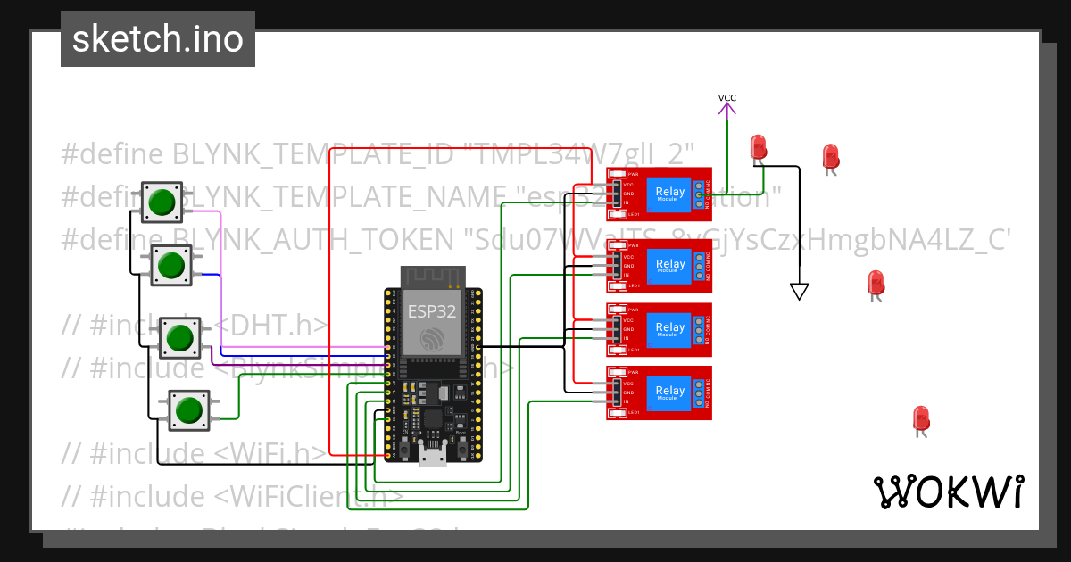 Wokwi - Online ESP32, STM32, Arduino Simulator