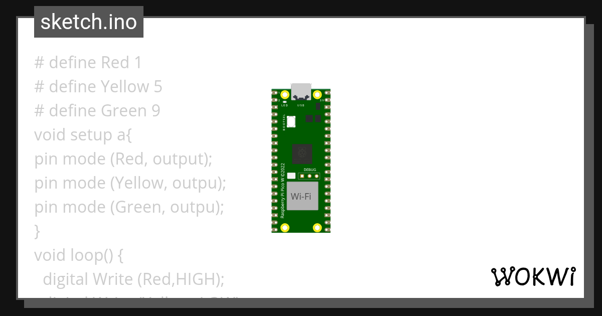 Task 1 - Wokwi ESP32, STM32, Arduino Simulator