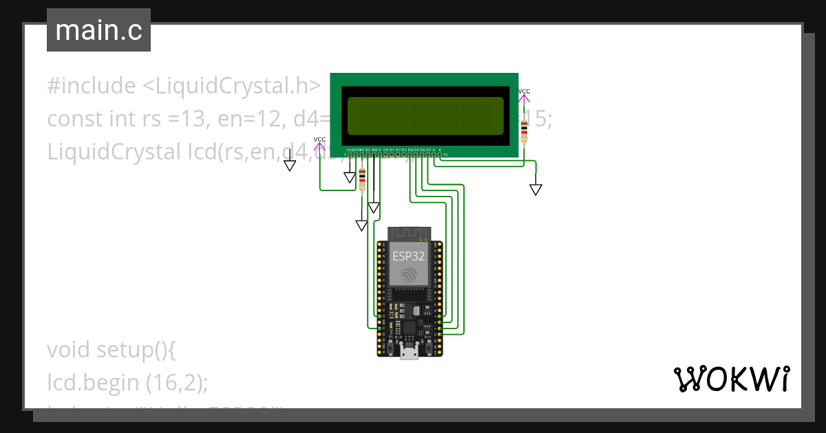 esp32_lcd1 - Wokwi ESP32, STM32, Arduino Simulator