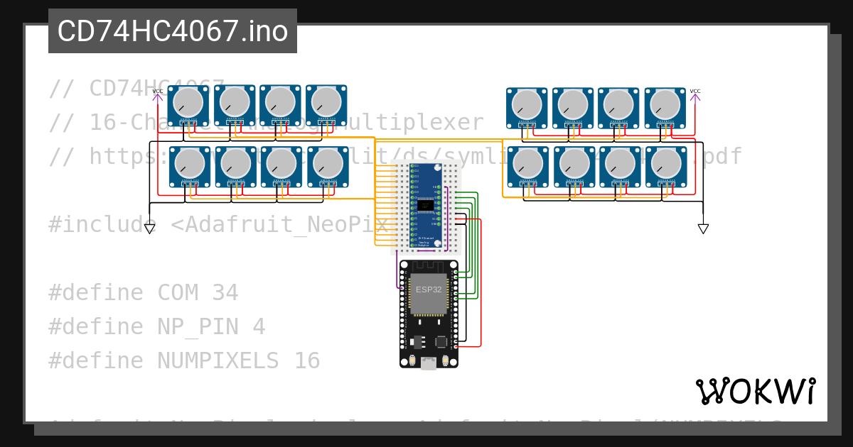 Multiplexingpots Copy Wokwi Esp32 Stm32 Arduino Simulator
