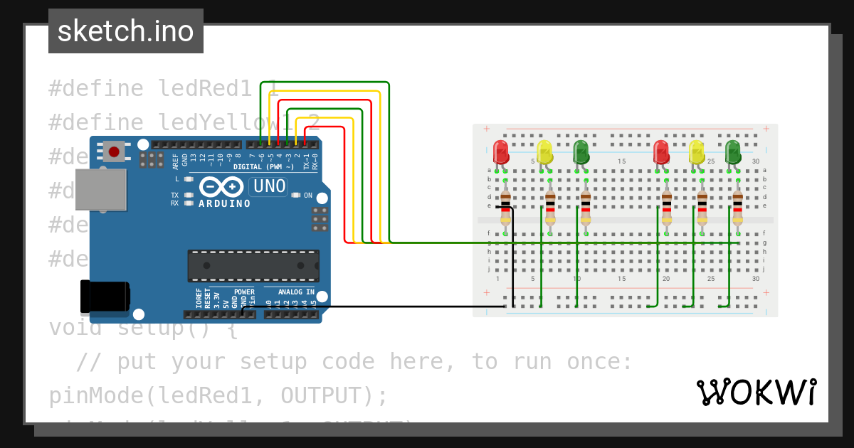 Semáforo Wokwi Esp32 Stm32 Arduino Simulator 2362