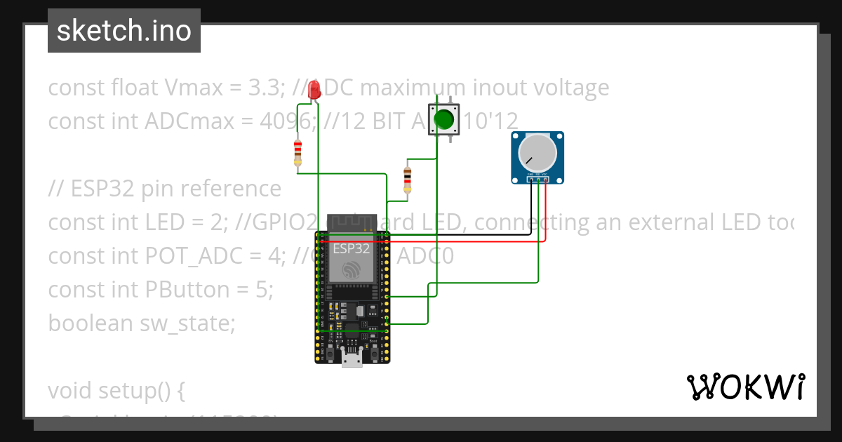 LAB5 - Wokwi ESP32, STM32, Arduino Simulator