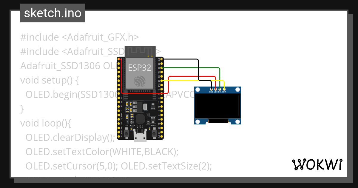 ป้ายไฟ Wokwi Esp32 Stm32 Arduino Simulator 7738