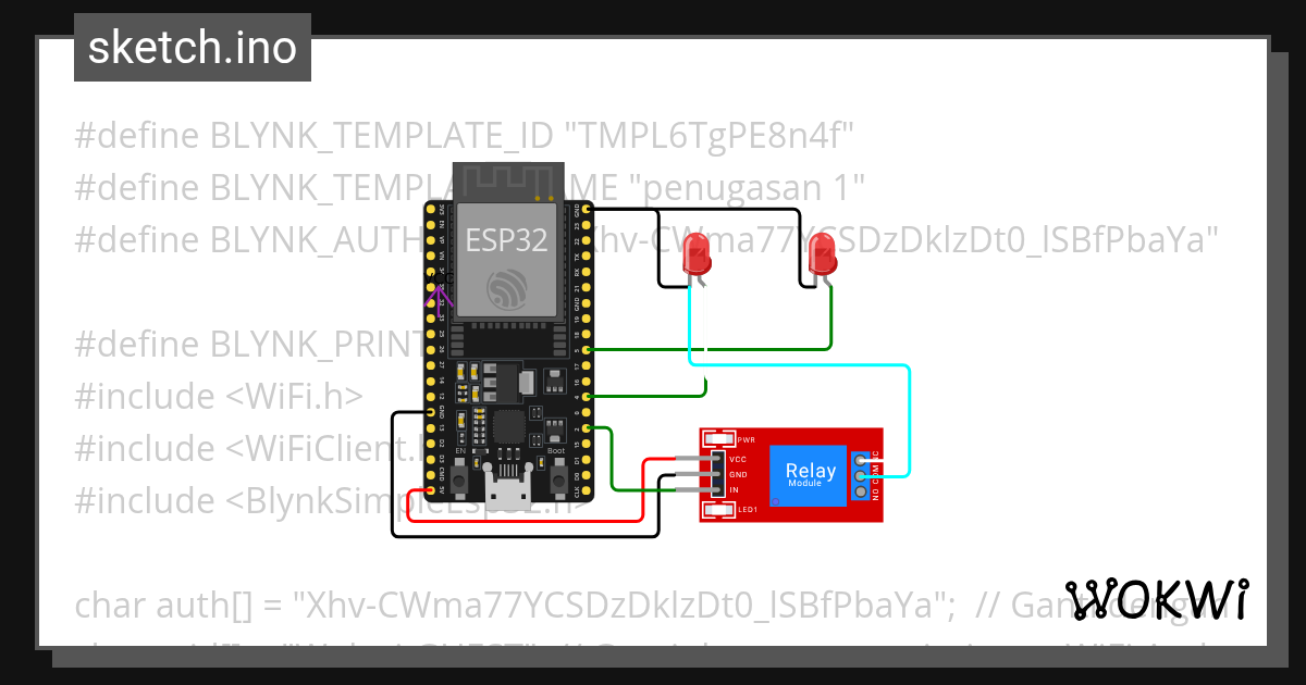 M.ADRI HIKAMI_PENUGASAN 1 - Wokwi ESP32, STM32, Arduino Simulator