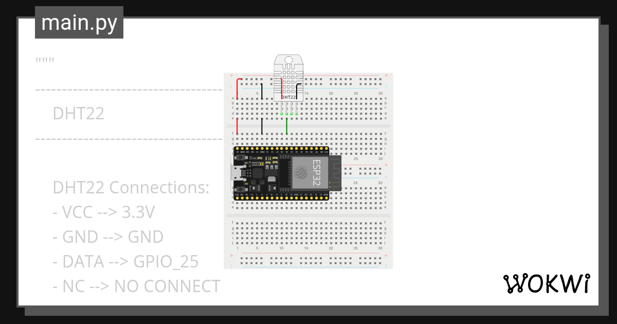 dht22 - Wokwi ESP32, STM32, Arduino Simulator