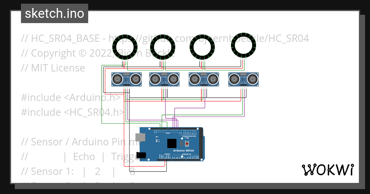 MEGA_MULTI_ULTRASONIC_AND_RGB - Wokwi ESP32, STM32, Arduino Simulator