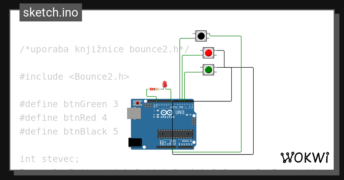 Odskakovanje Kontaktov Wokwi Esp32 Stm32 Arduino Simulator 8662