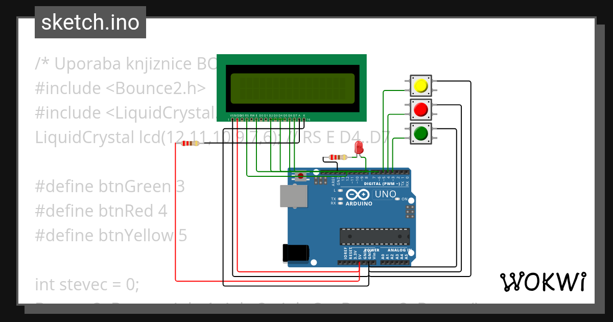Odskakovanje kontakov Copy - Wokwi ESP32, STM32, Arduino Simulator