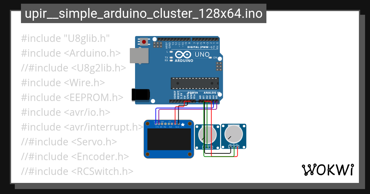 Gauges - Wokwi ESP32, STM32, Arduino Simulator