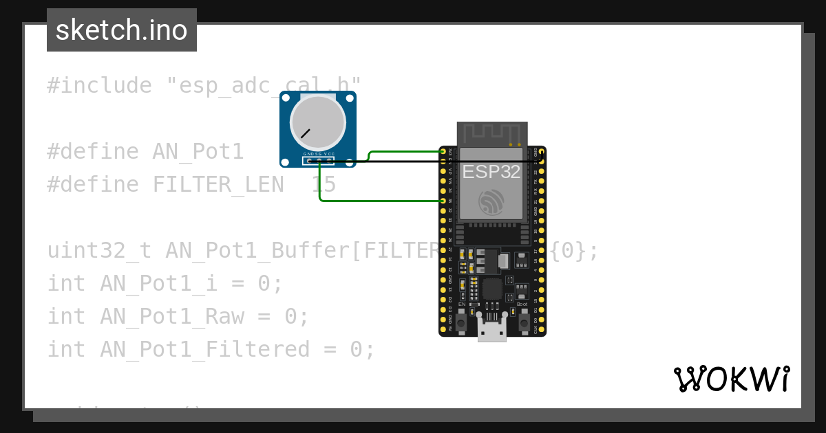 Adc Calibration 10 Experiment Skill Wokwi Esp32 Stm32 Arduino Simulator 