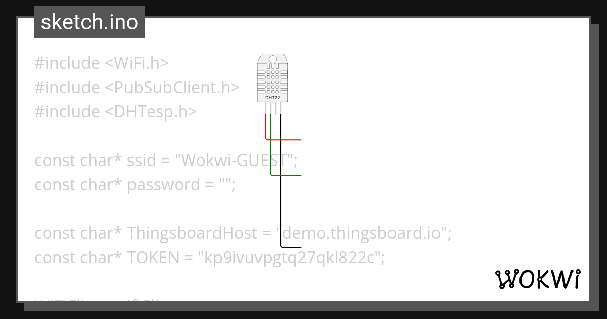 ThingsBoard Basic Temp/Hum real time values sending test Working ...
