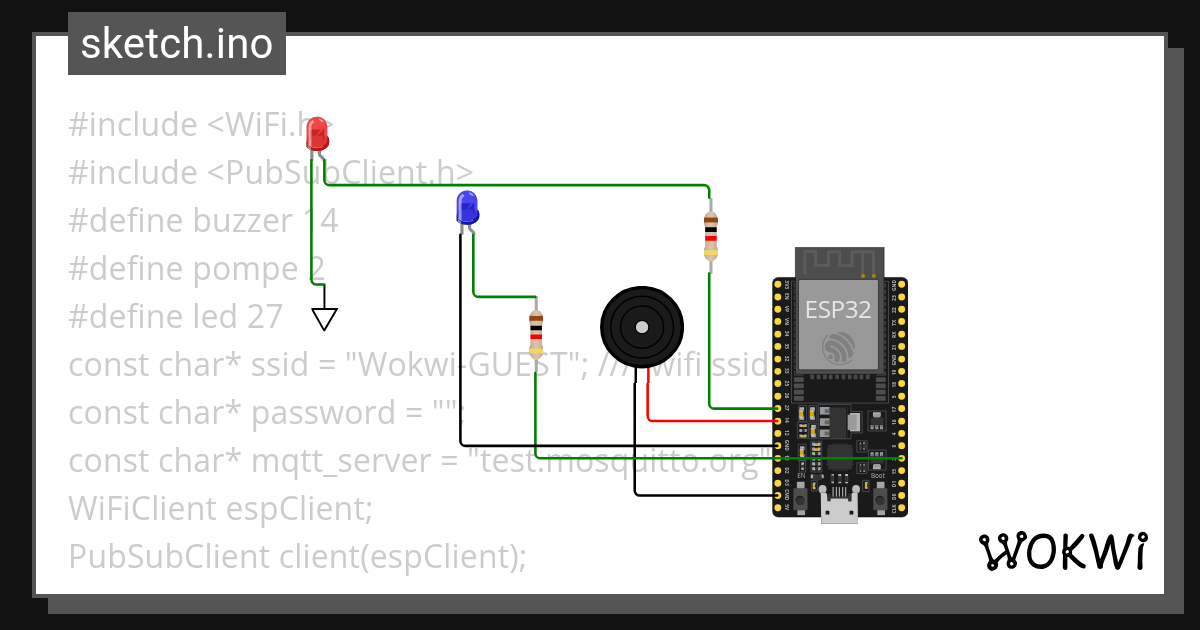 Buzzer Wokwi Esp32 Stm32 Arduino Simulator