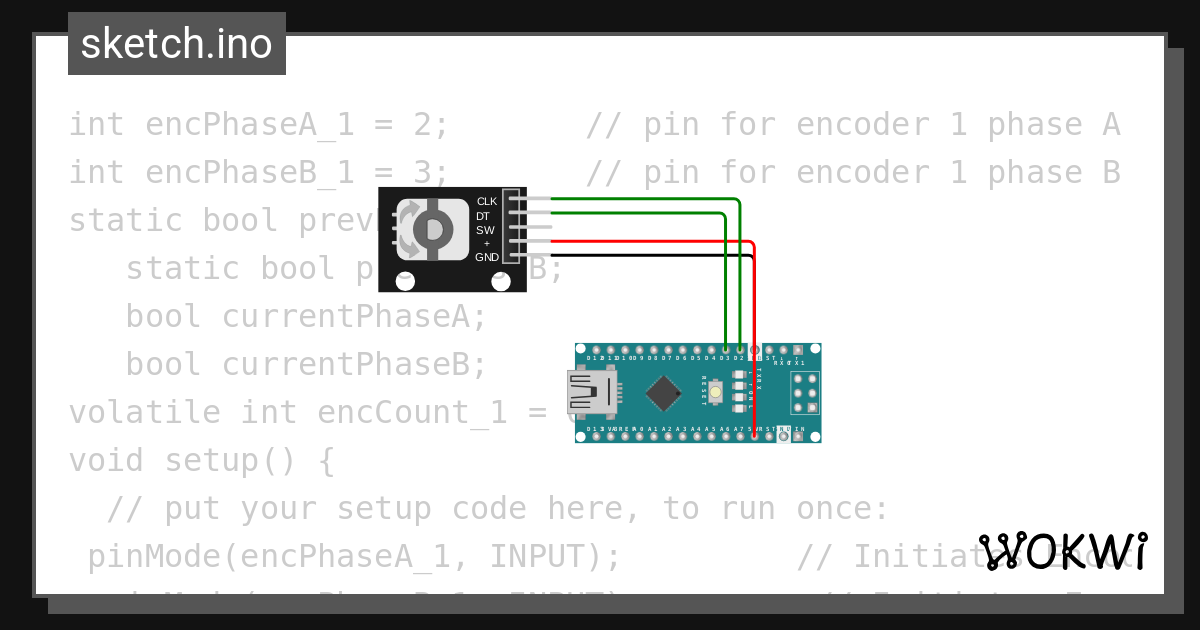 Encode Wokwi Esp32 Stm32 Arduino Simulator 7490