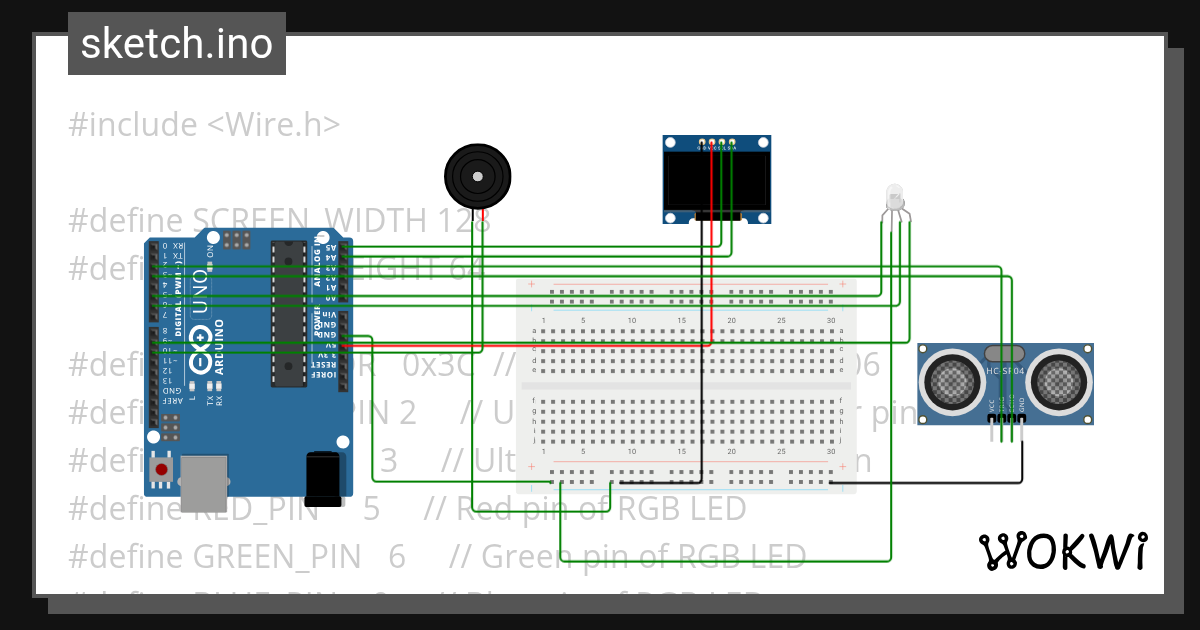 projekt programko - Wokwi ESP32, STM32, Arduino Simulator