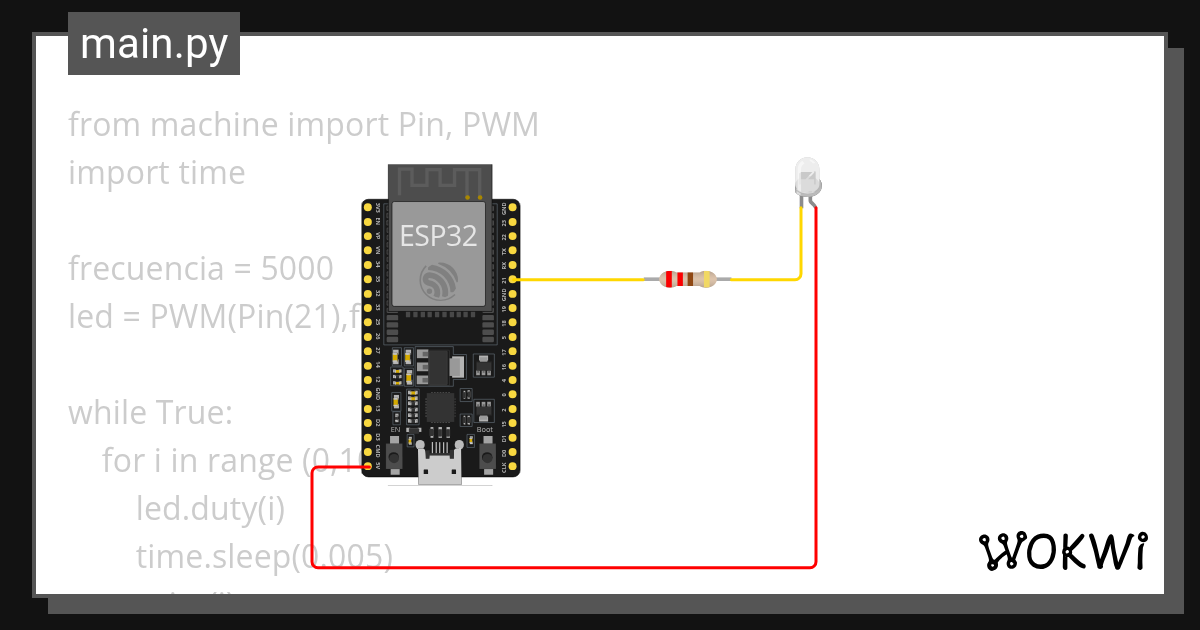 LED range Gerson - Wokwi ESP32, STM32, Arduino Simulator LED range Gerson - Wokwi ESP32, STM32, Arduino Simulator