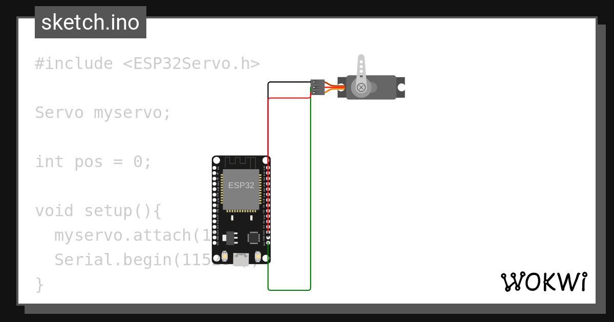Ricky Motor Servo Wokwi Esp32 Stm32 Arduino Simulator