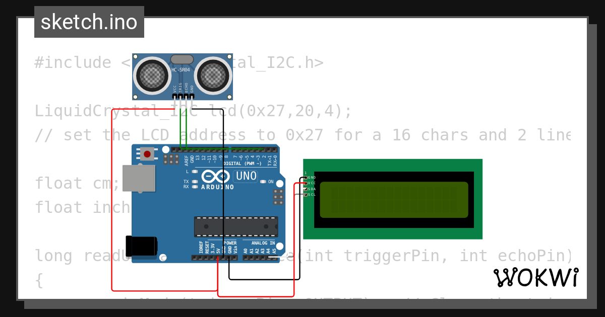 Utrasonic Sounddd Wokwi Esp32 Stm32 Arduino Simulator 2723