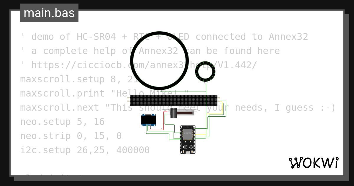 Annex32 Hc Sr04 Rtc Oled Neopixel Matrix Adc Copy Wokwi Esp32 Stm32 Arduino 7801
