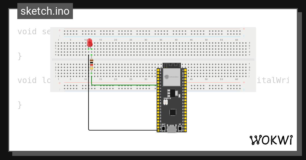 Blink Wokwi Esp32 Stm32 Arduino Simulator 0827