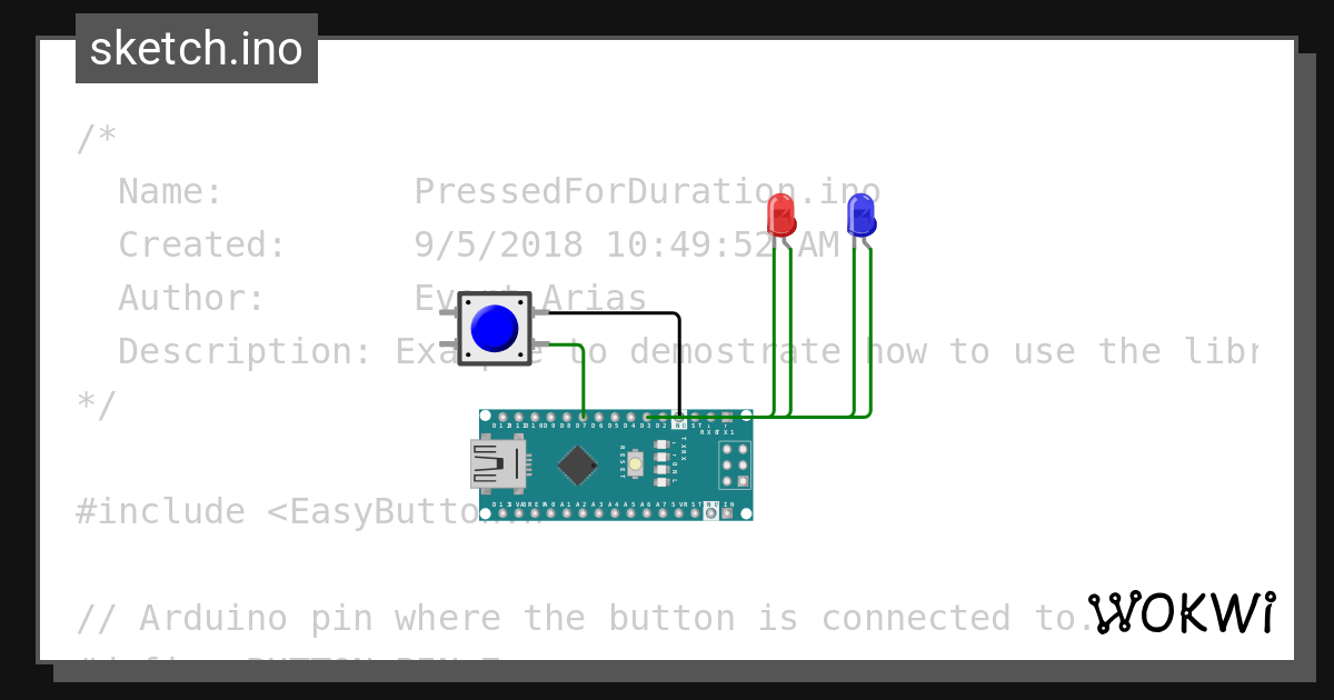 Easybuttonh Wokwi Esp32 Stm32 Arduino Simulator
