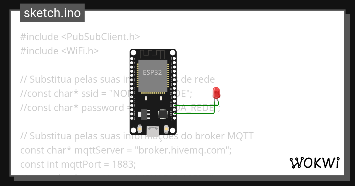 MQTT Led Copy (2) - Wokwi ESP32, STM32, Arduino Simulator