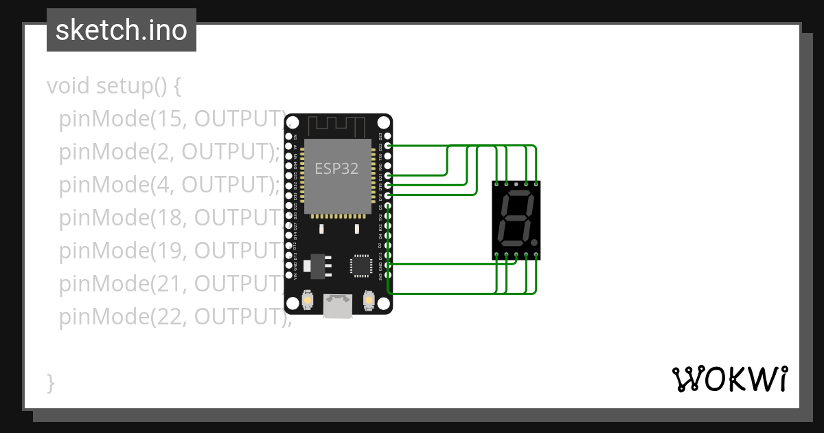 紅綠燈 Wokwi Esp32 Stm32 Arduino Simulator 1050