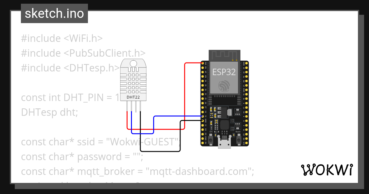 Edspert Connect Dht Wokwi Esp32 Stm32 Arduino Simulator 